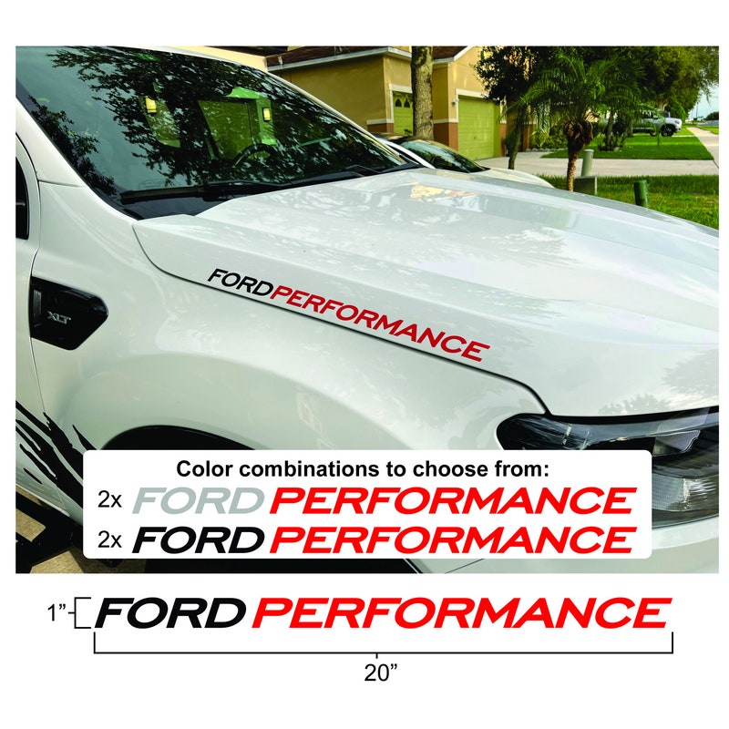 Ford Performance Sticker - Etsy