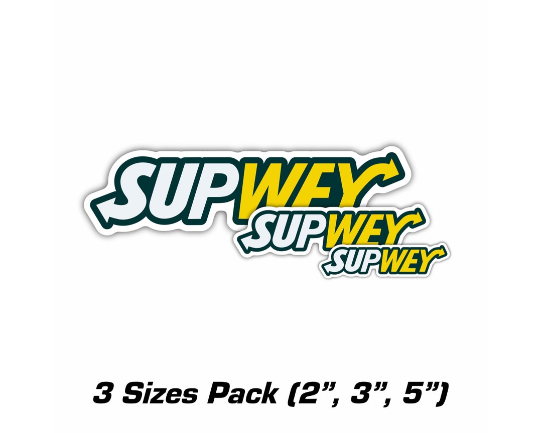 Supwey, Hard Hat, Laptop, Water Bottle, Cooler, Funny, Sticker Decal ...