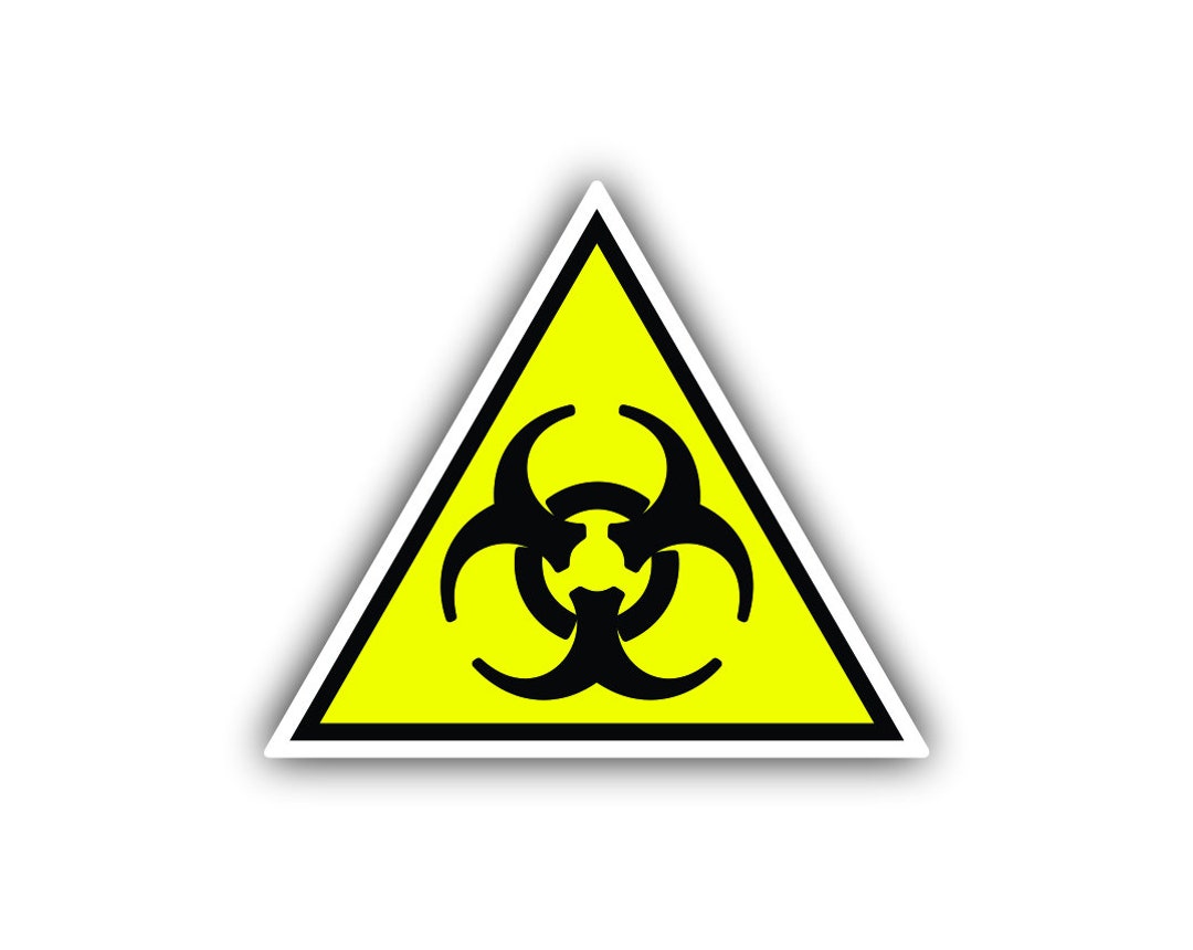 Biohazard Warning, Hard Hat, Laptop, Water Bottle, Cooler, Funny ...