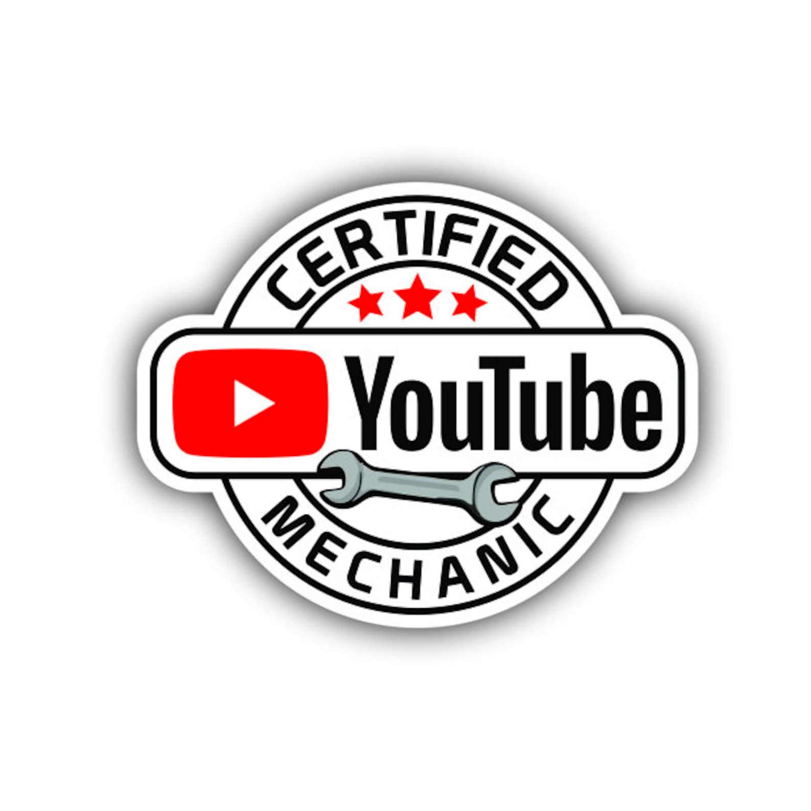 Certified Youtube Mechanic Hard Hat Laptop Water Bottle - Etsy