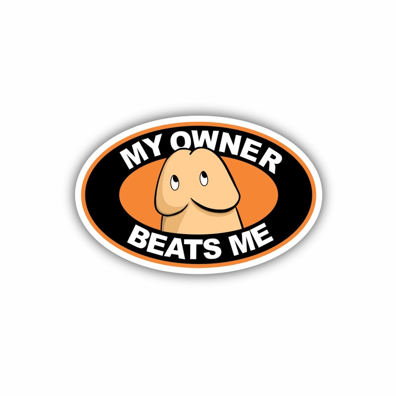 My Owner Beats Me Svg - Etsy