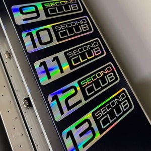 1/4 Mile Time Club Car Decal Sticker, Drag Racing, Street Racing, Turbo ...