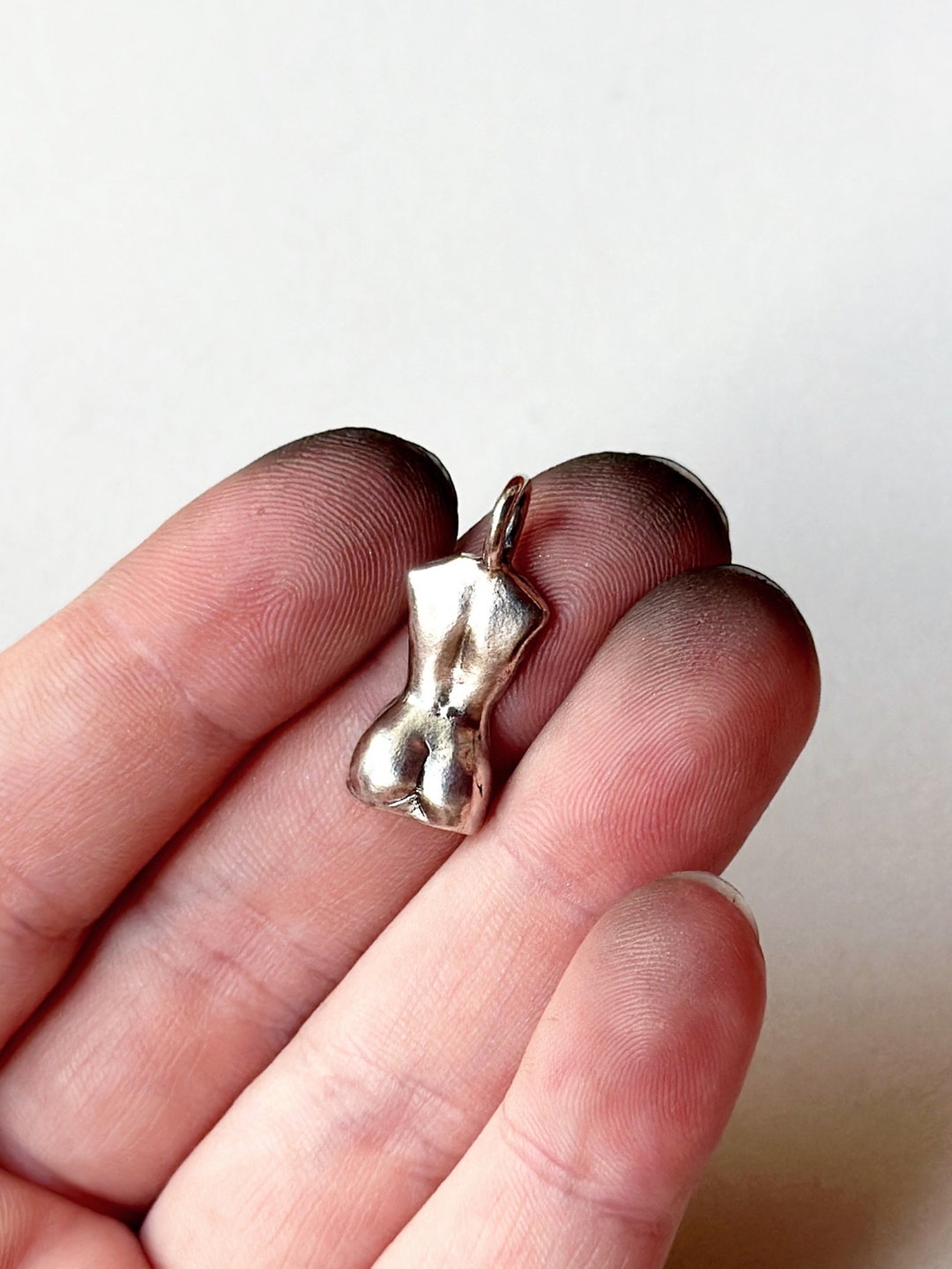 Hallamarked Artist Pendant Sterling Silver Necklace Non Gender Pendant ...