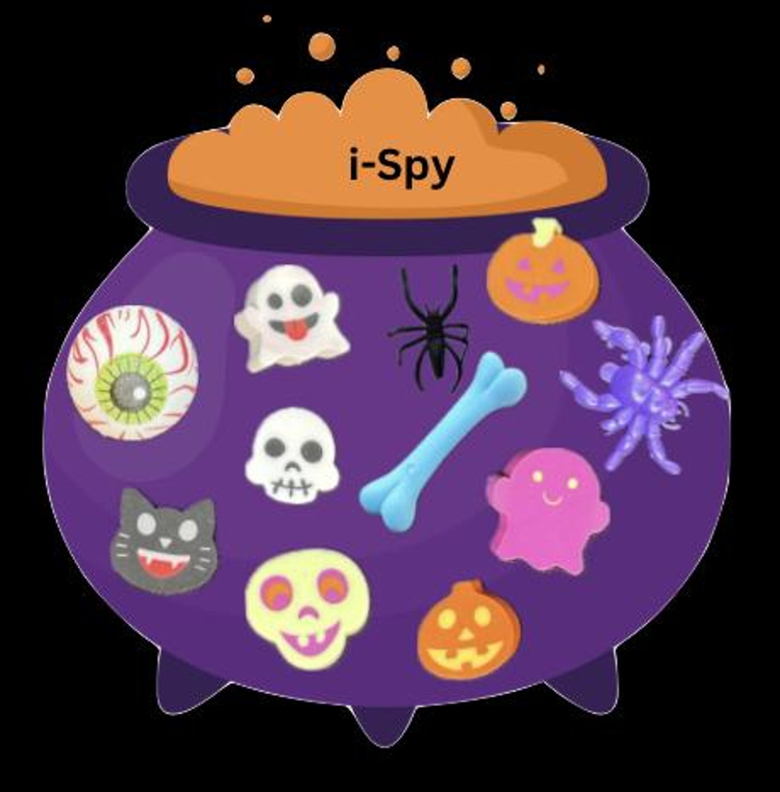 Halloween Sensory Ispy Tube or Bin for Kids - Etsy