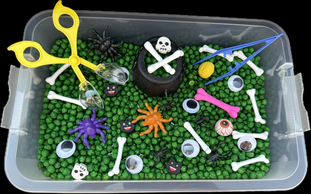 Halloween Sensory Ispy Tube or Bin for Kids - Etsy