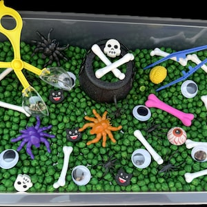 Halloween Sensory Ispy Tube or Bin for Kids - Etsy