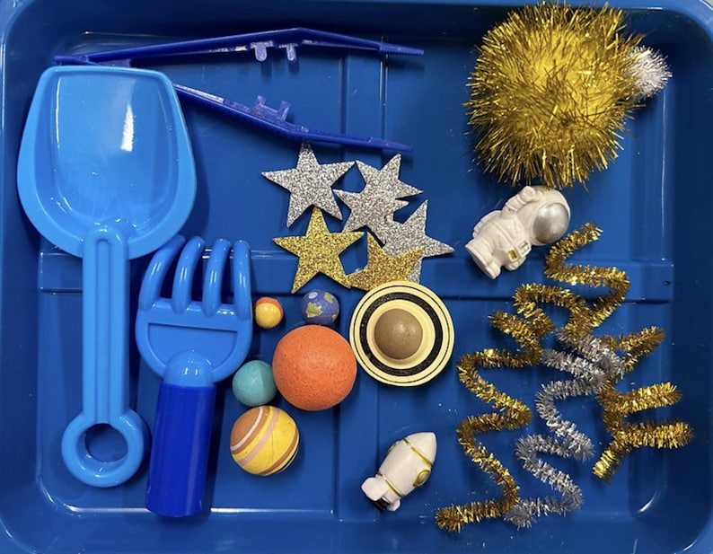 Space Themed Sensory Bin - Etsy