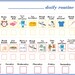 Printable Copy of My Daily Routine Board BLUE - Etsy