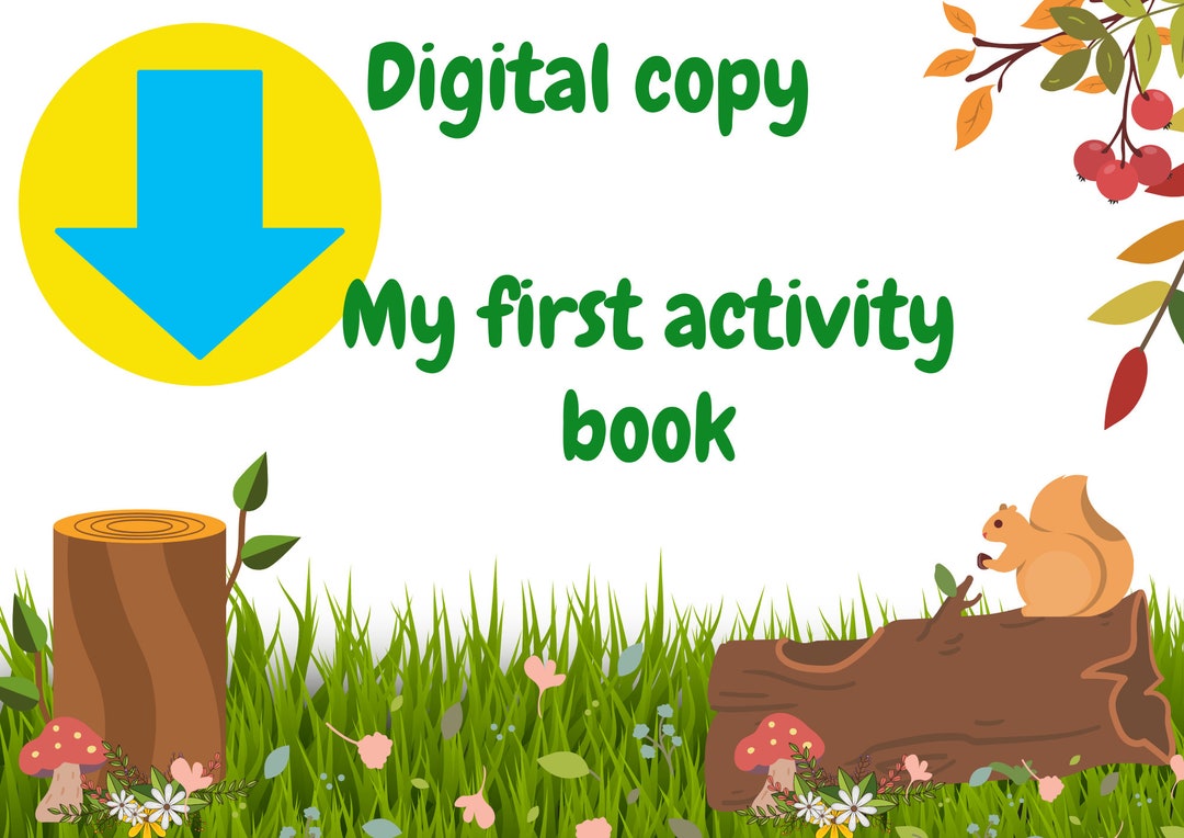 Printable Basic Activity Boook, First Activity Book Digital Copy ...