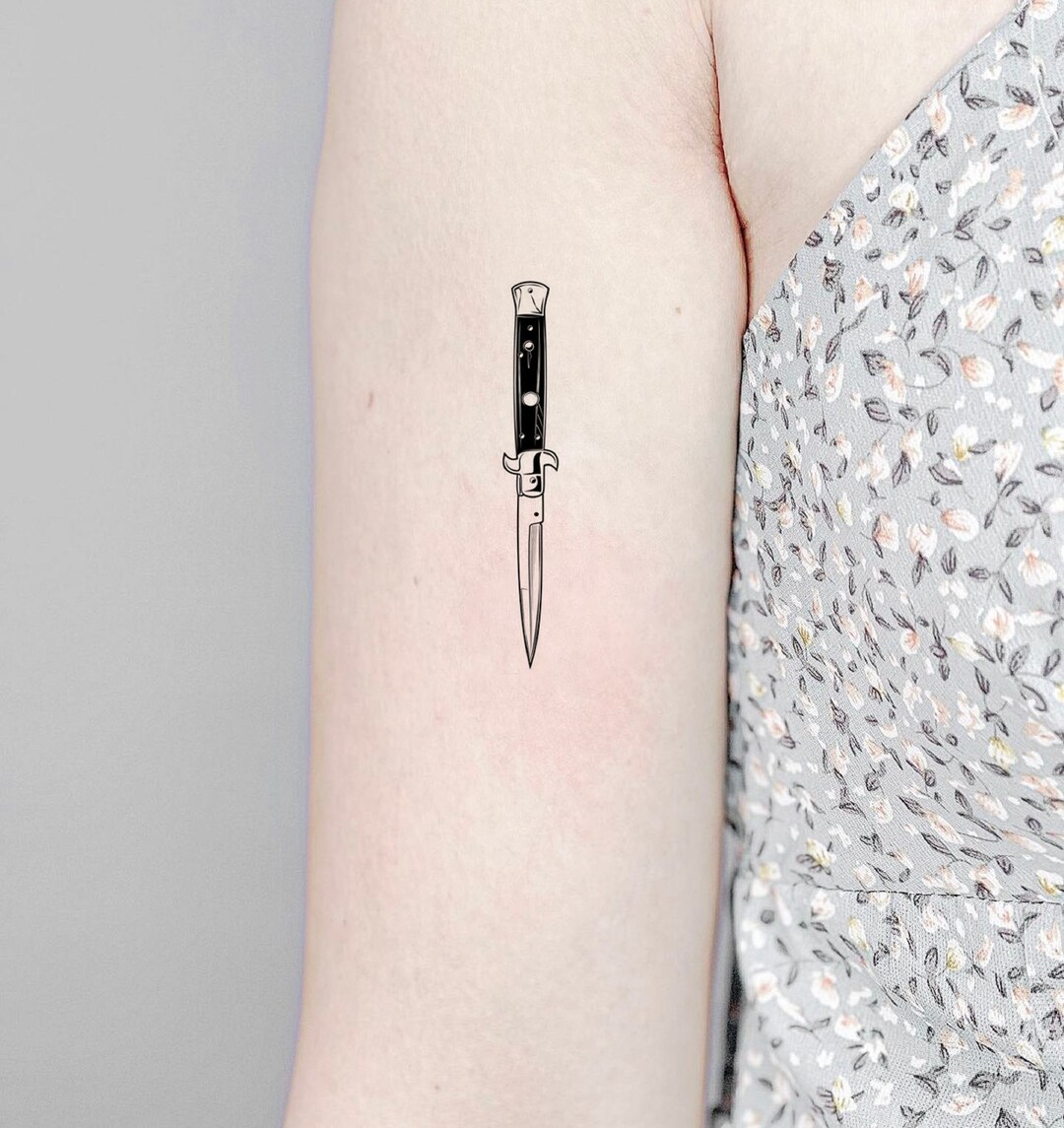 Dagger Temporary Tattoo Fake Tattoo Waterproof Tattoo - Etsy UK