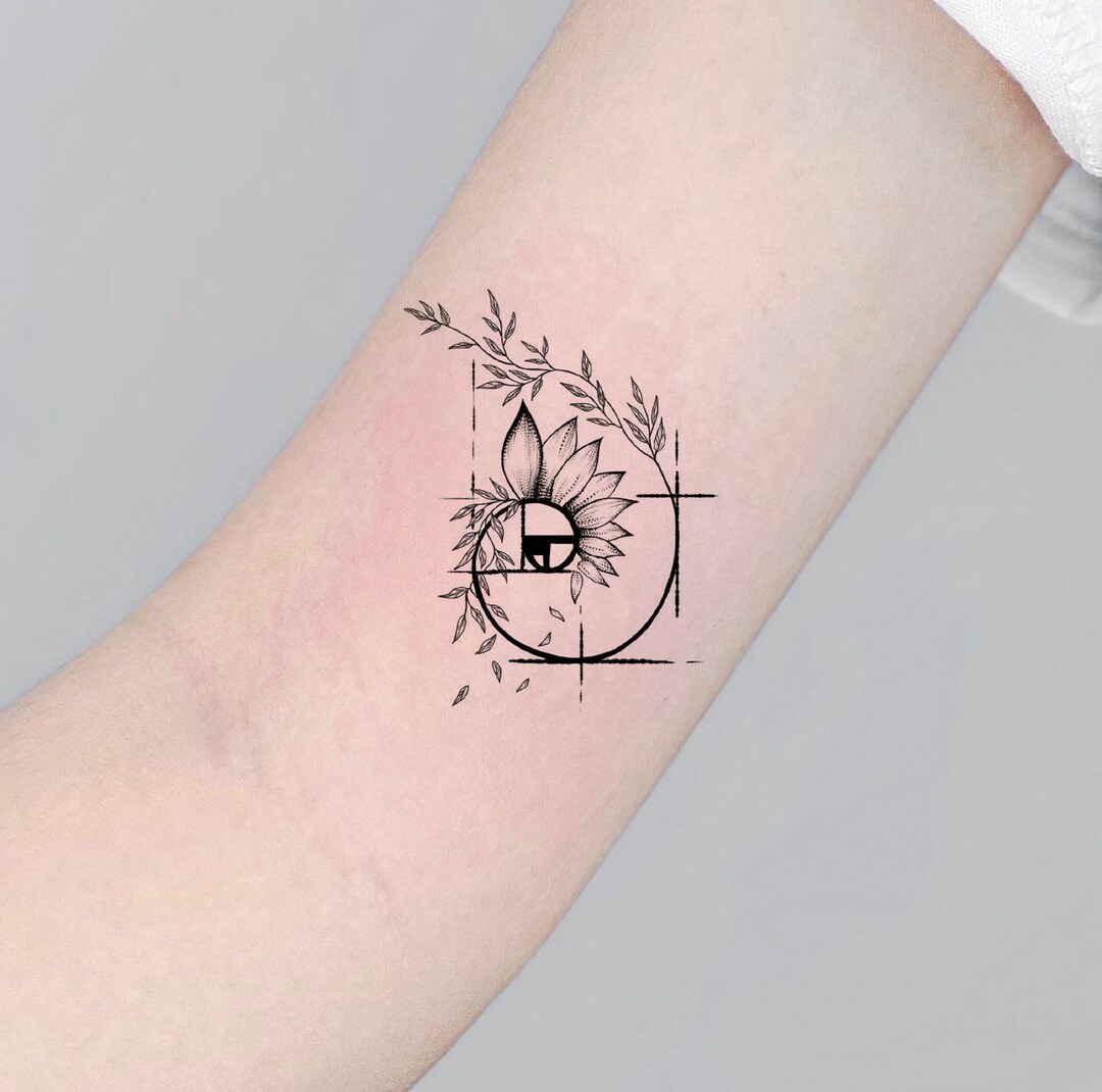 Fibonacci Flower Tattoo