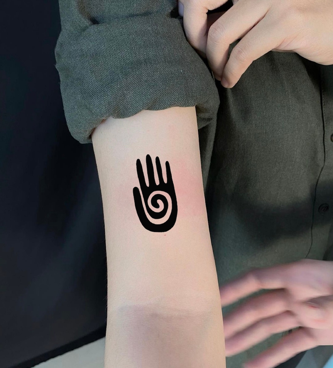 Healing Hand Temporary Tattoo Waterproof Sticker Symbol - Etsy