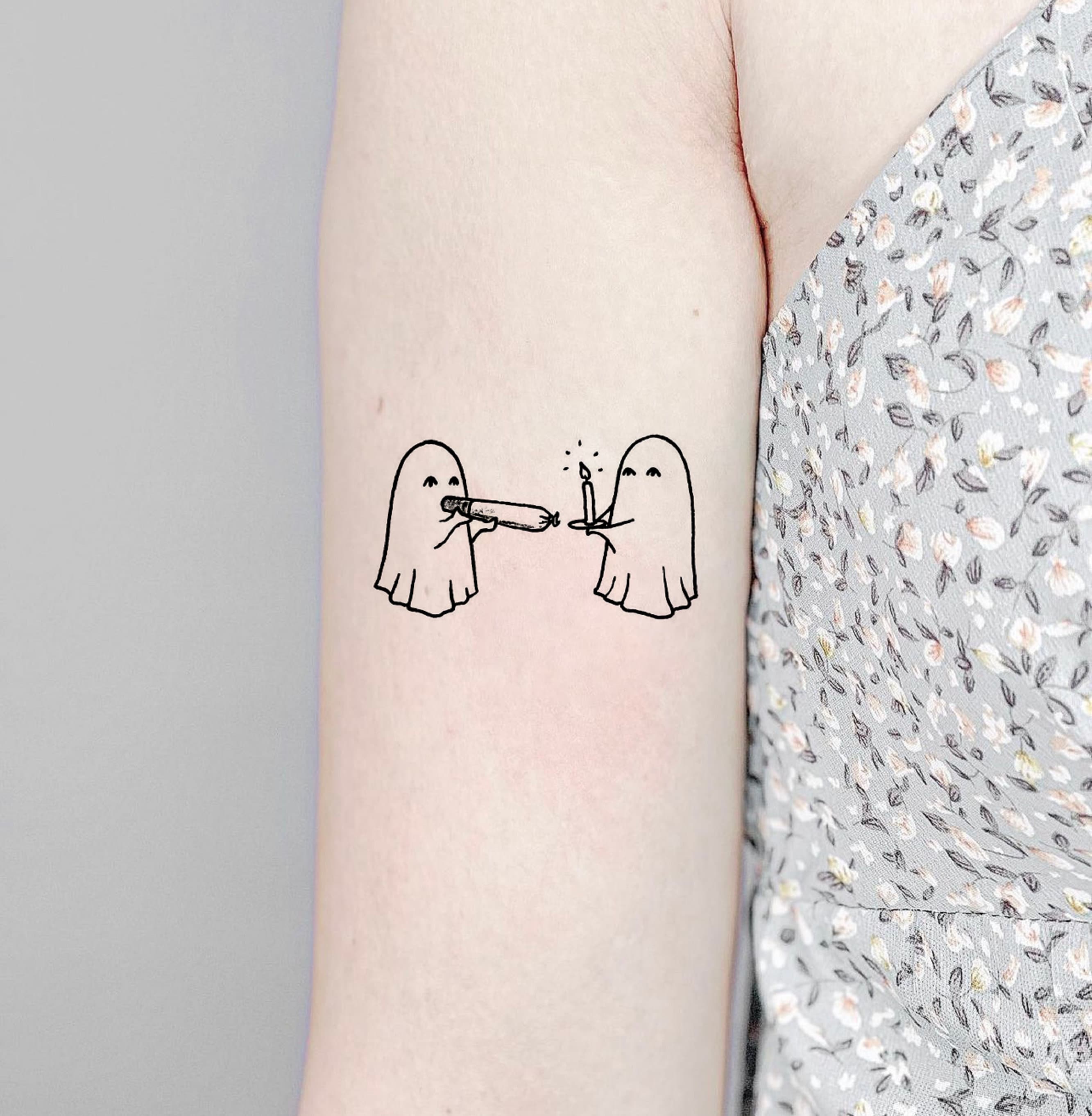 Cute Ghost Tattoo Designs