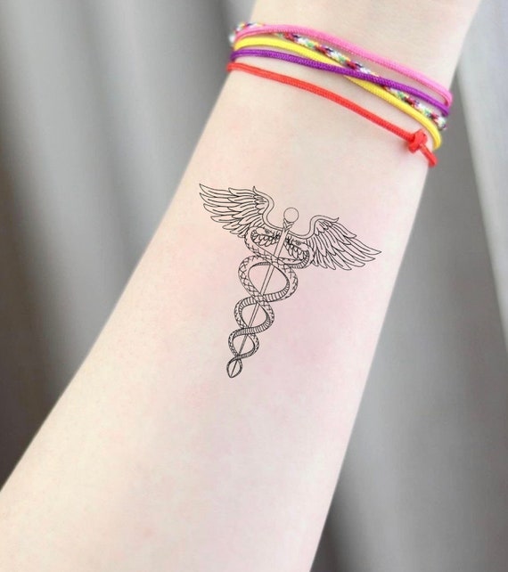 Caduceus Tattoos Designs