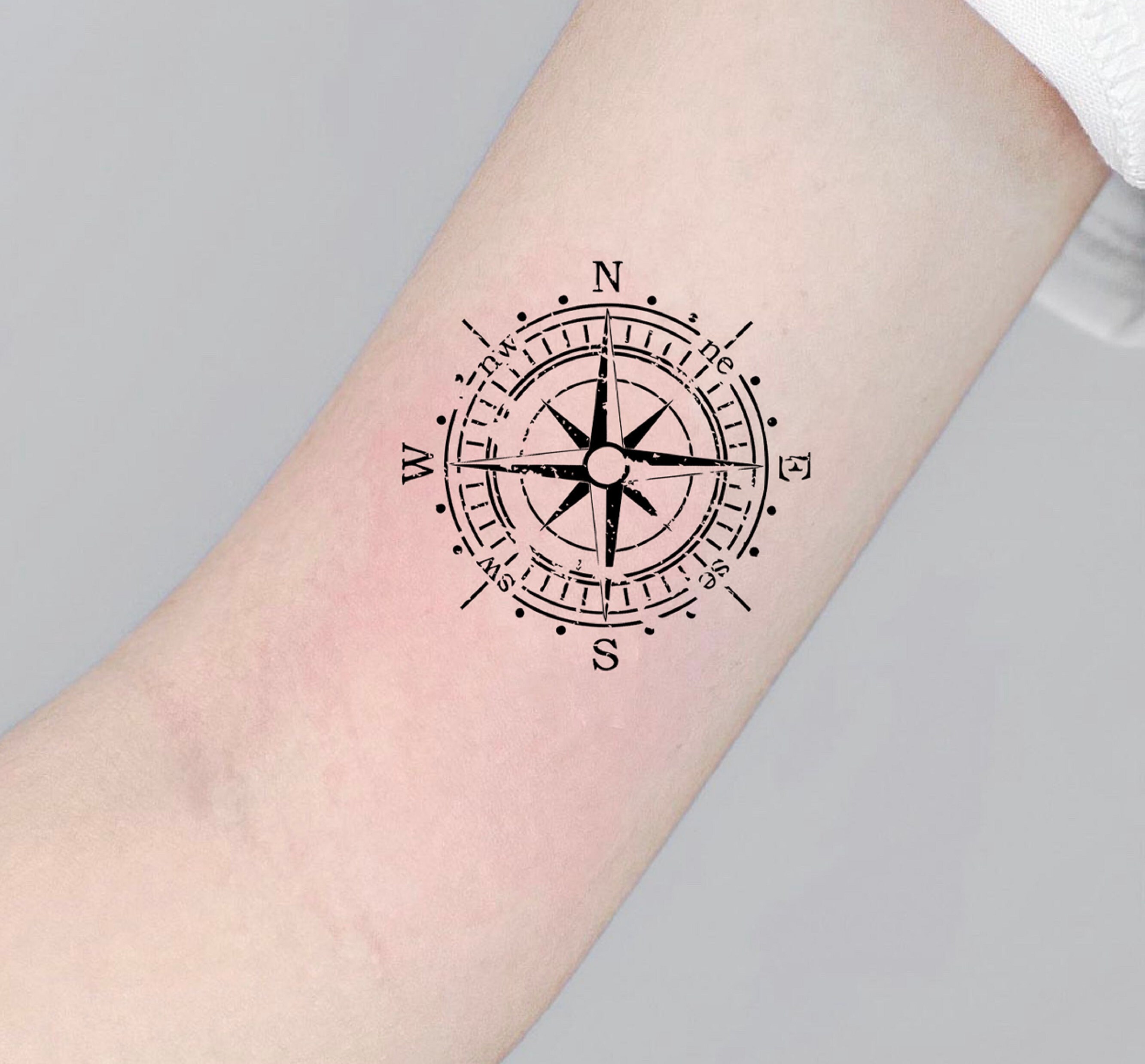 Northwest Compass Tattoo
