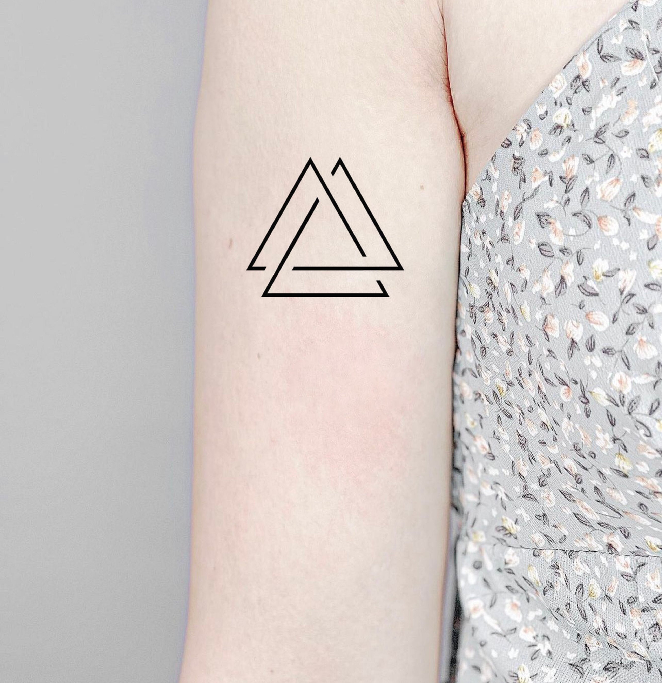 Holy Trinity Triangle Tattoo