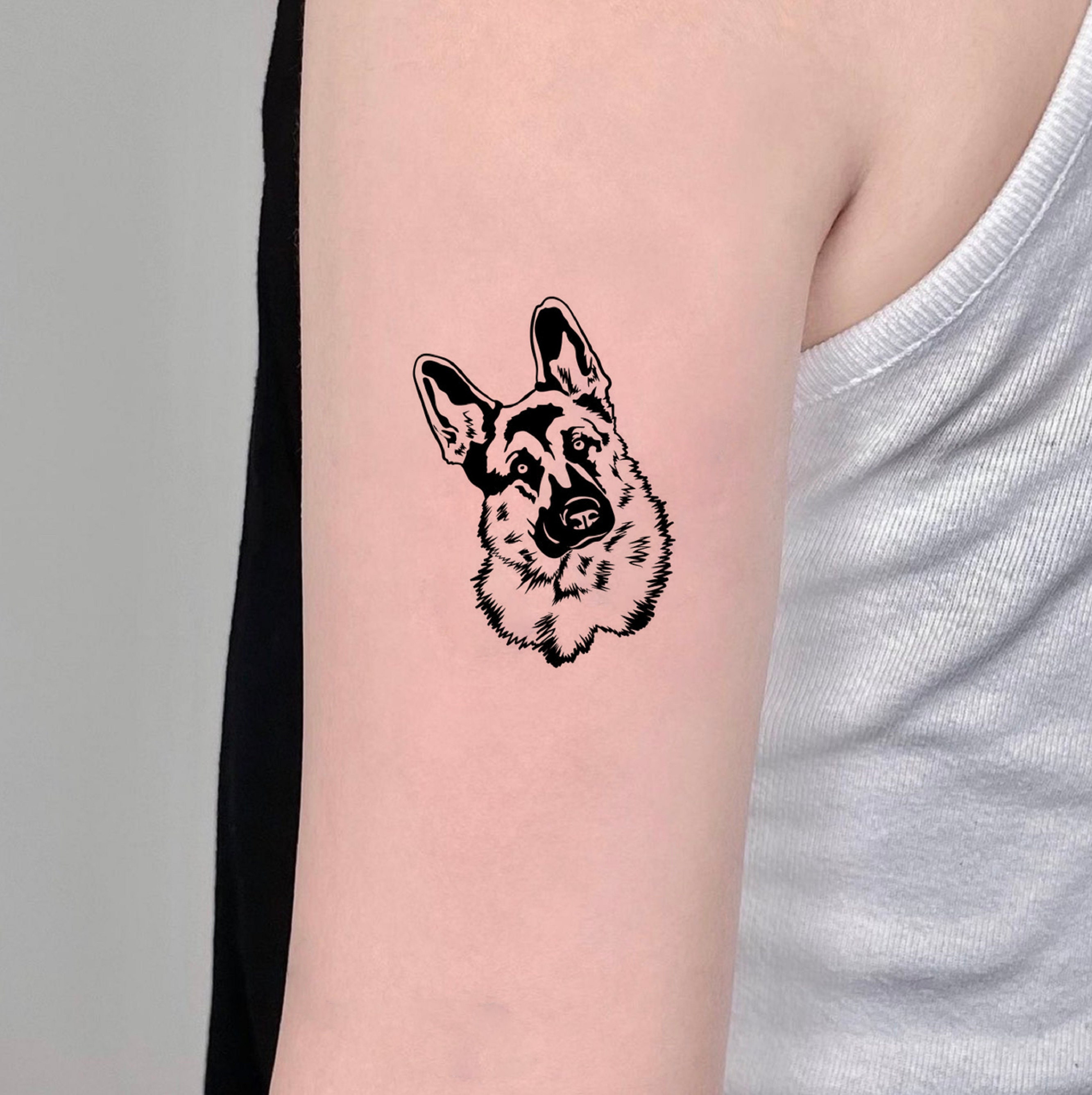German Shepherd Tattoo Designs
