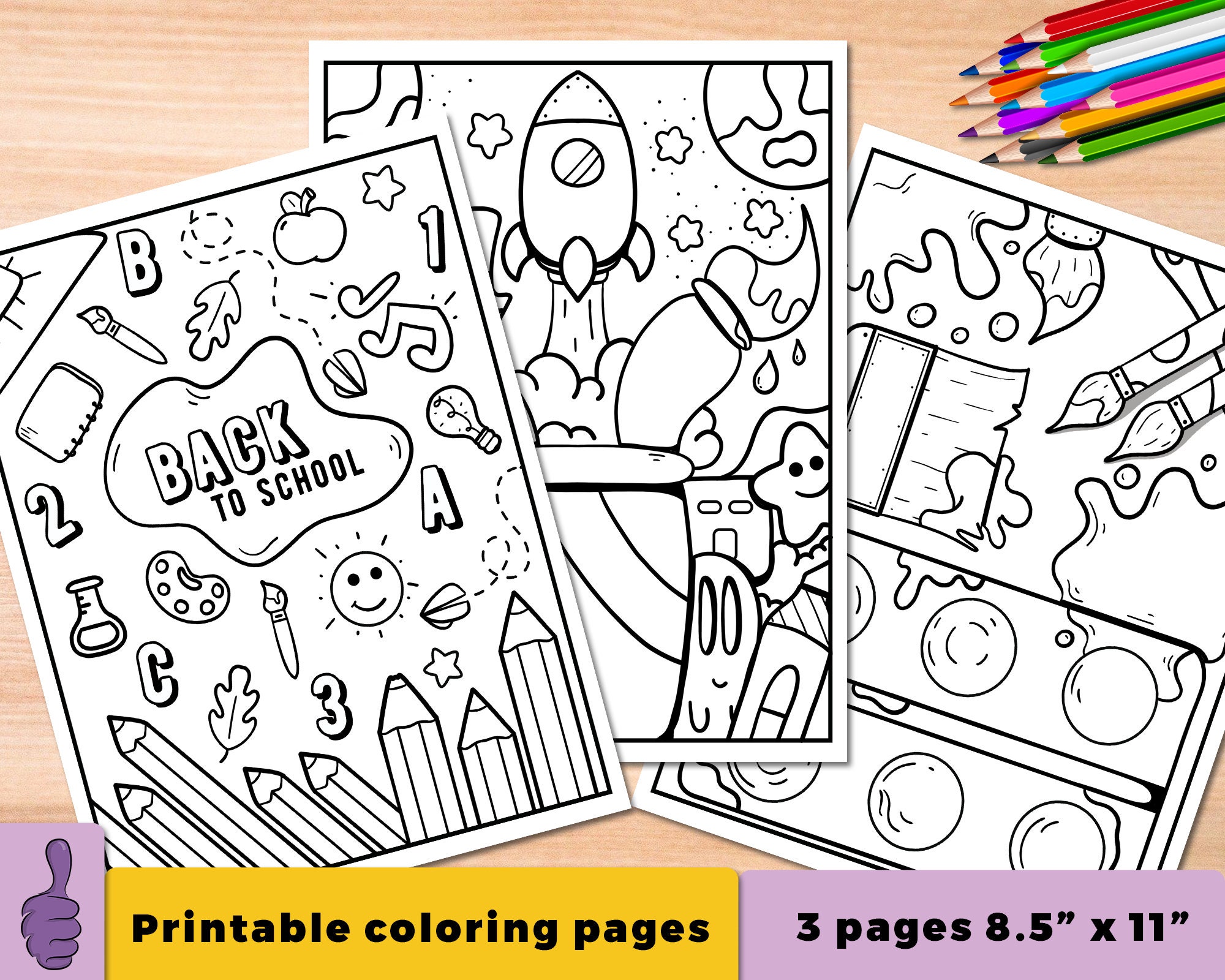First Day Of Kindergarten Coloring Pages