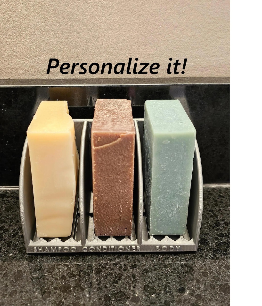 Multi Bar Soap Holder | Solid Shampoo Holder | Multi Bar Soap Tray | 3 ...
