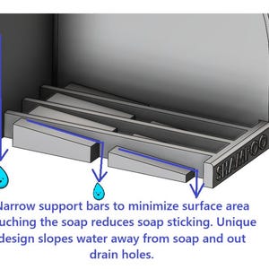 Multi Bar Soap Holder | Solid Shampoo Holder | Multi Bar Soap Tray | 3 ...
