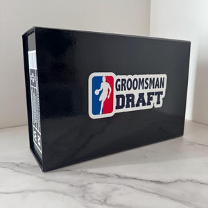 NBA Inspired Groomsman Proposal Box, Personalized Gift - Etsy