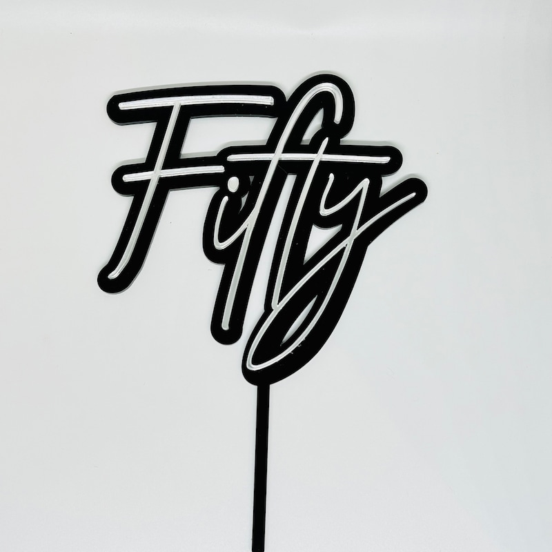 Acrylic Cake Topper - Etsy