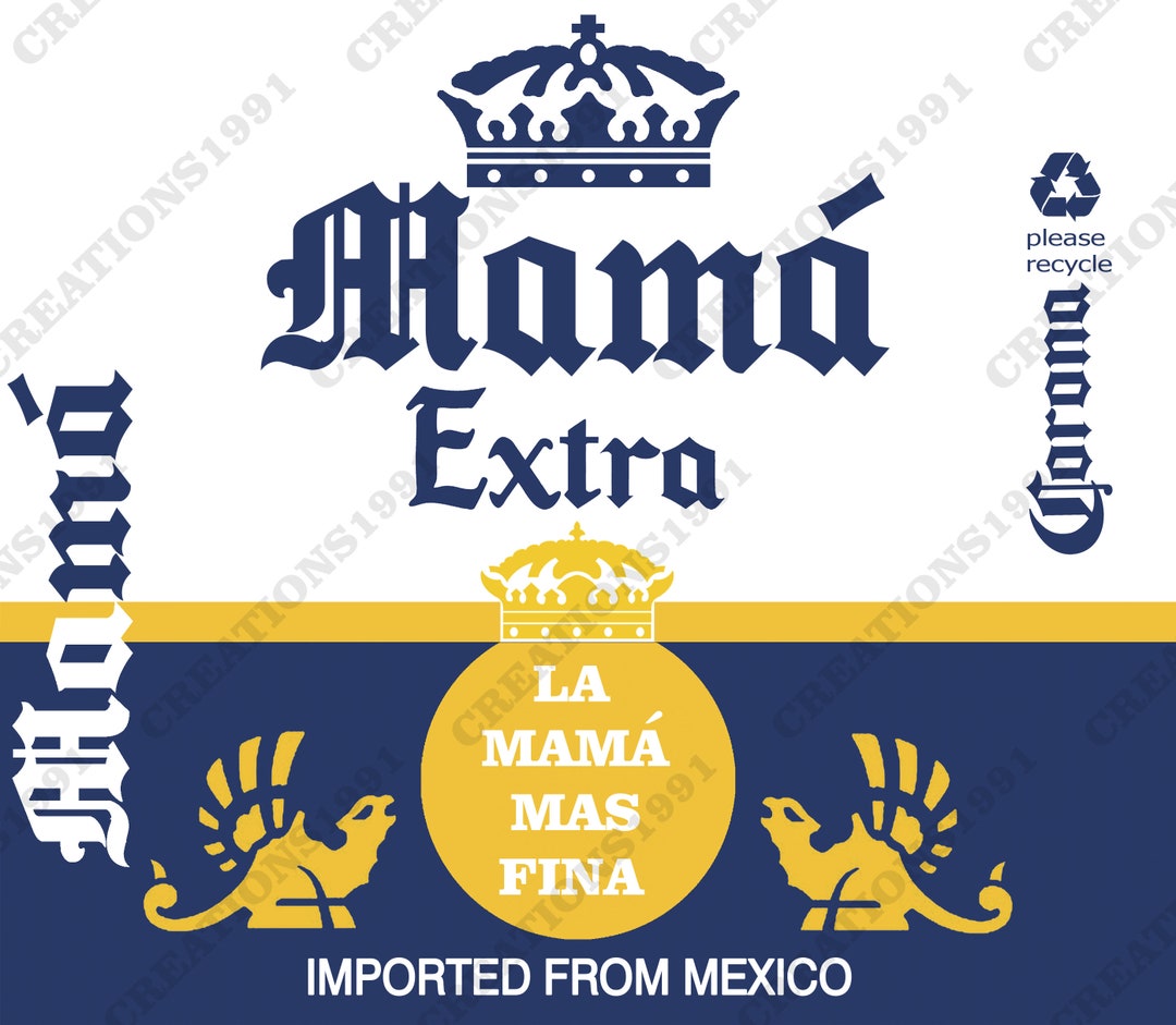Corona Mamá Extra Design - Etsy