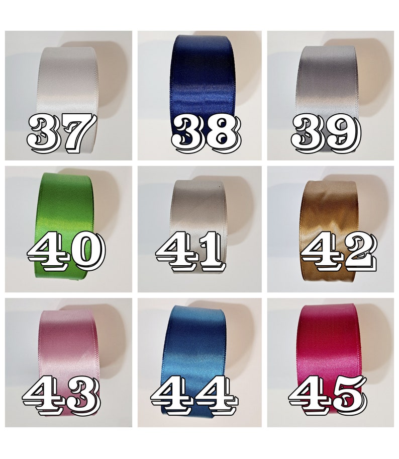 1.5 Inch 3.8cm Width 25 Yards Satin Ribbon Roll Polyester - Etsy