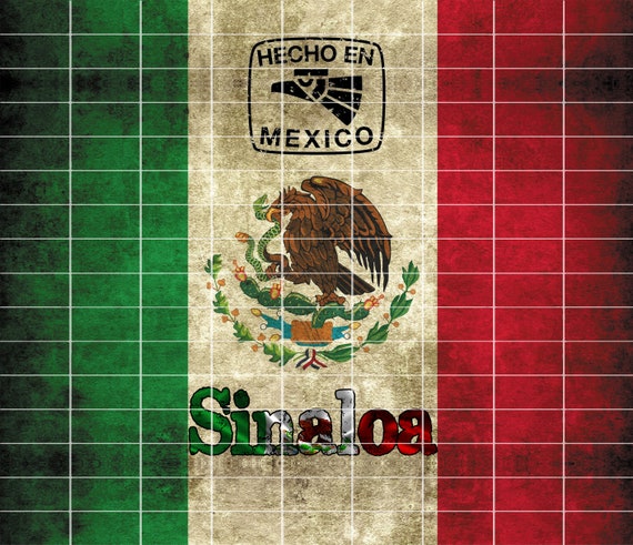 Bandera De Mexico Sinaloa Design - Etsy Finland
