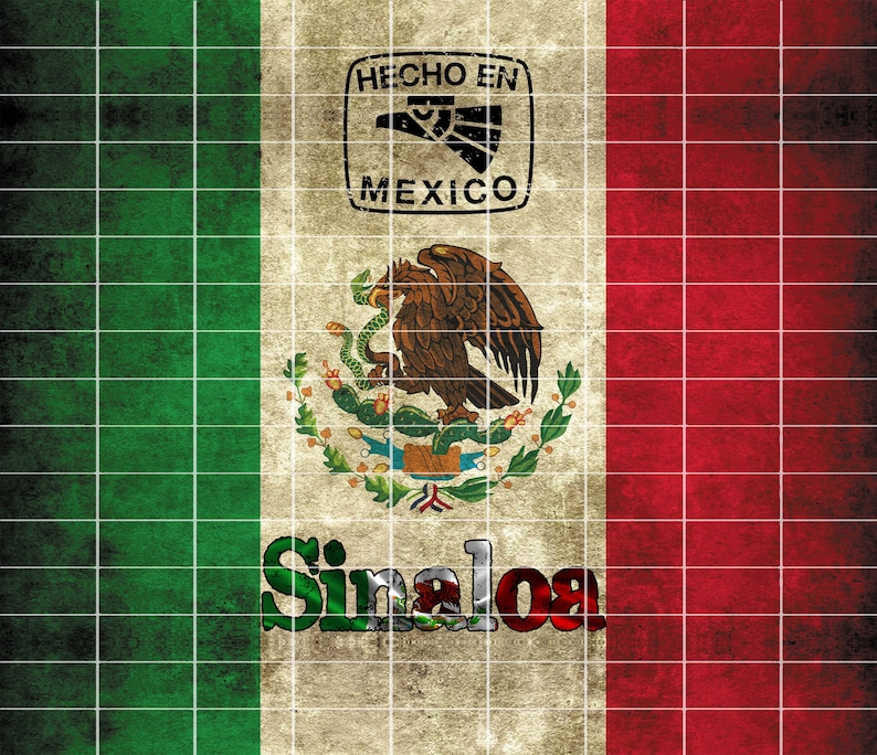 Diseño de la bandera de mexico sinaloa - Etsy México
