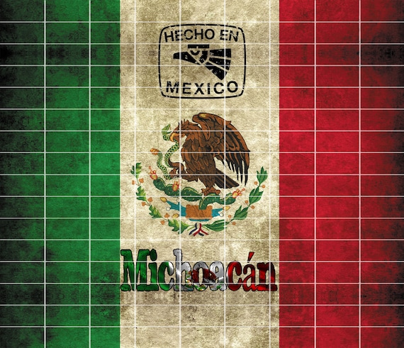 Bandera De Mexico Michoacan Design - Etsy