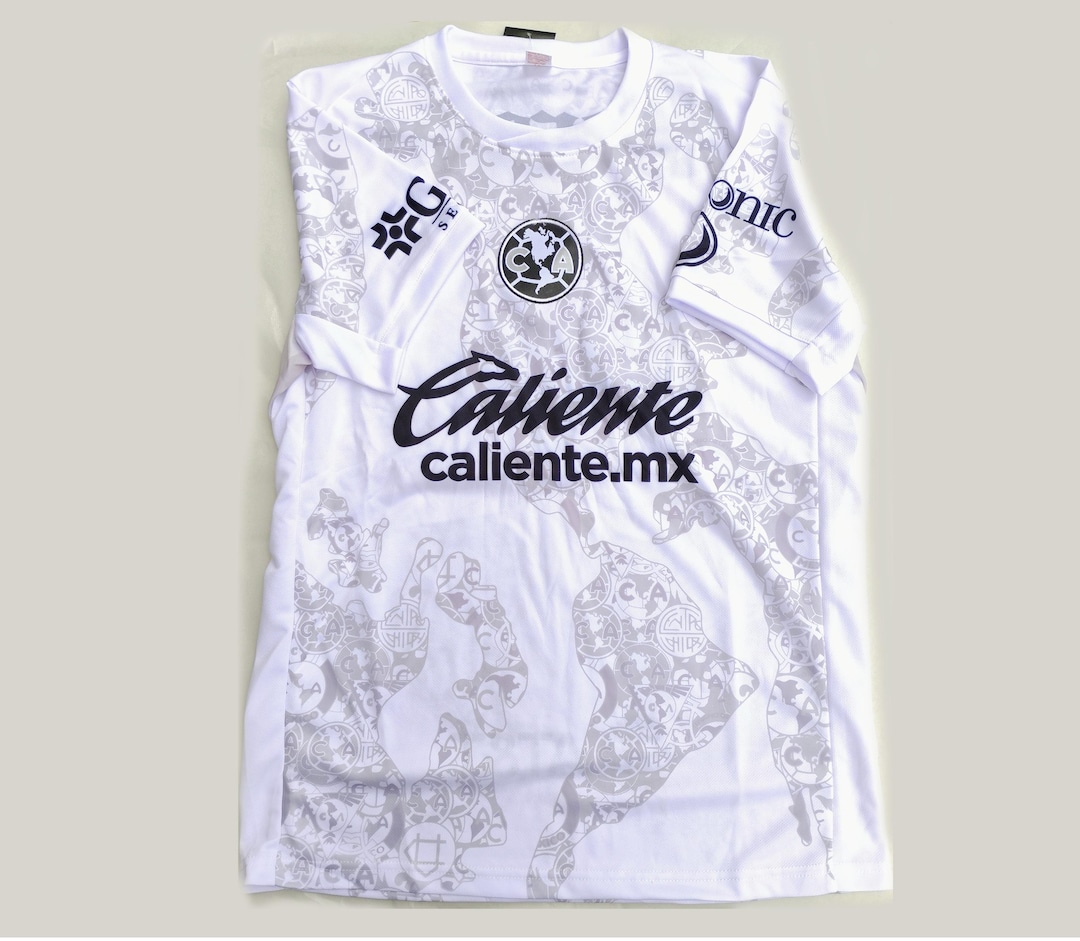 Club America White Blanca Premium Soccer Jersey 2025 - Etsy