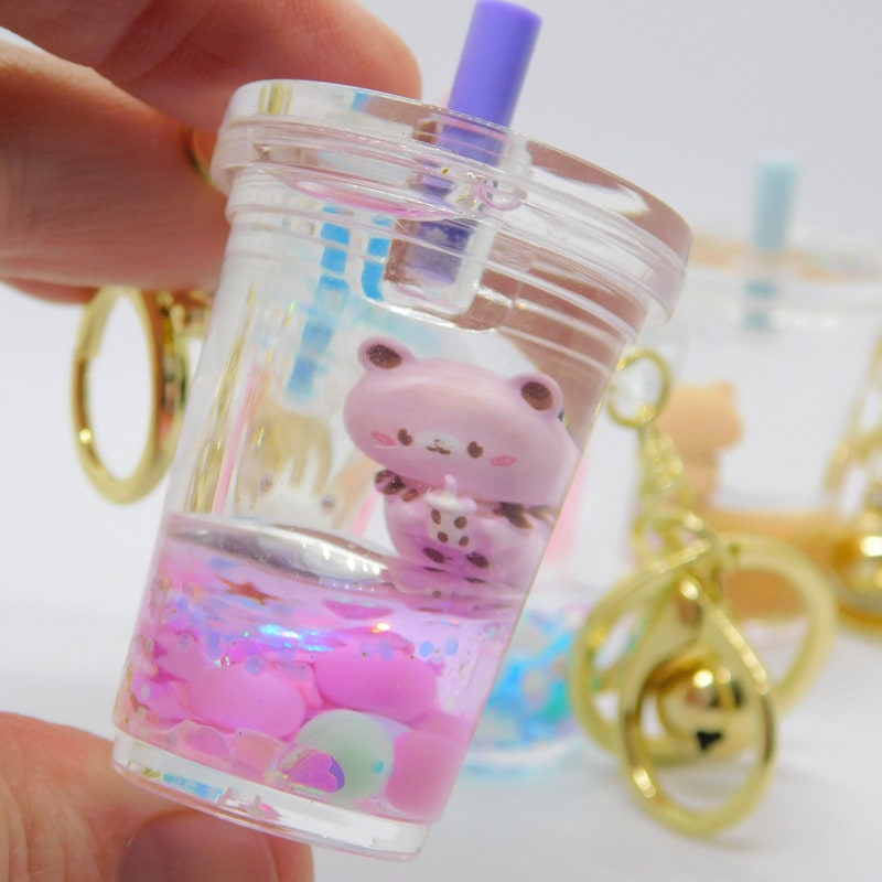 Boba Tea Keychain - Etsy