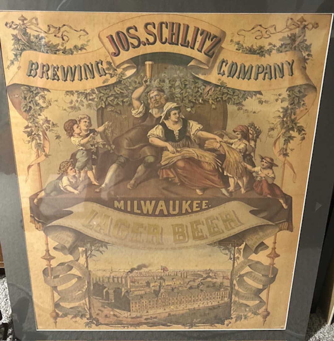 Jos. Schlitz Brewing Company Poster - Etsy