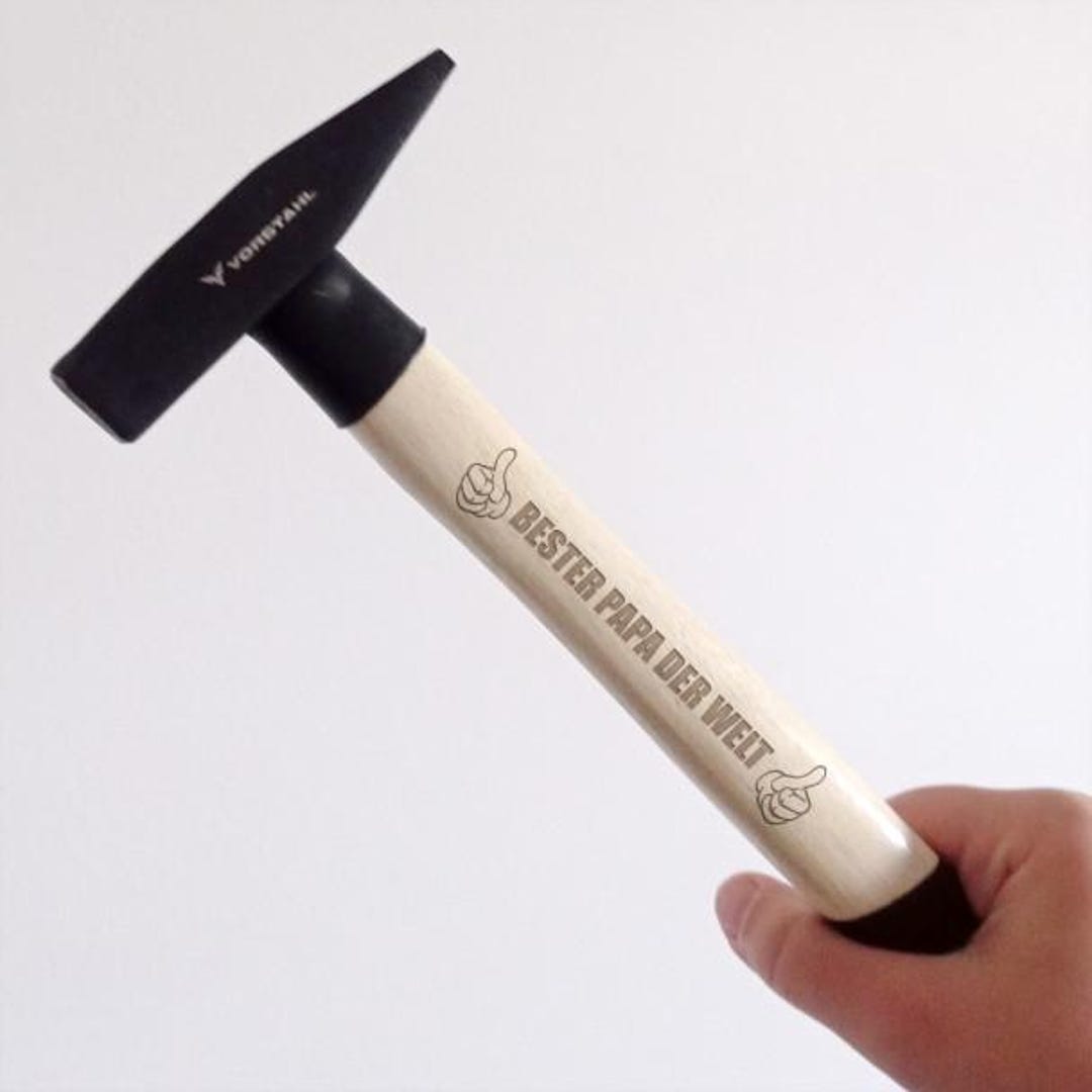 Best Dad in the World, Hammer, Gift for Craftsmen, Wooden Hammer With ...