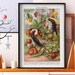 VINTAGE SNAIL POSTER, Funny Living Room Decor, Art Poster, Wall Decor ...