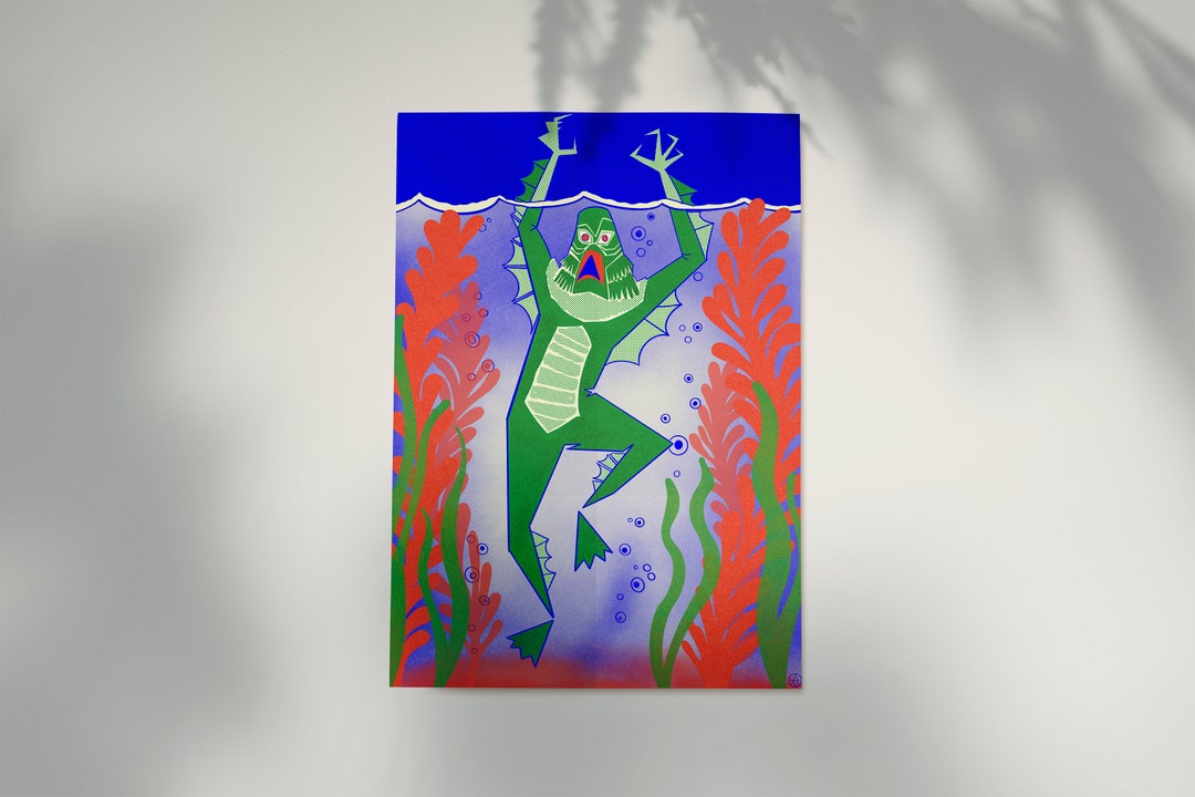 Creature From the Black Lagoon Print - Etsy