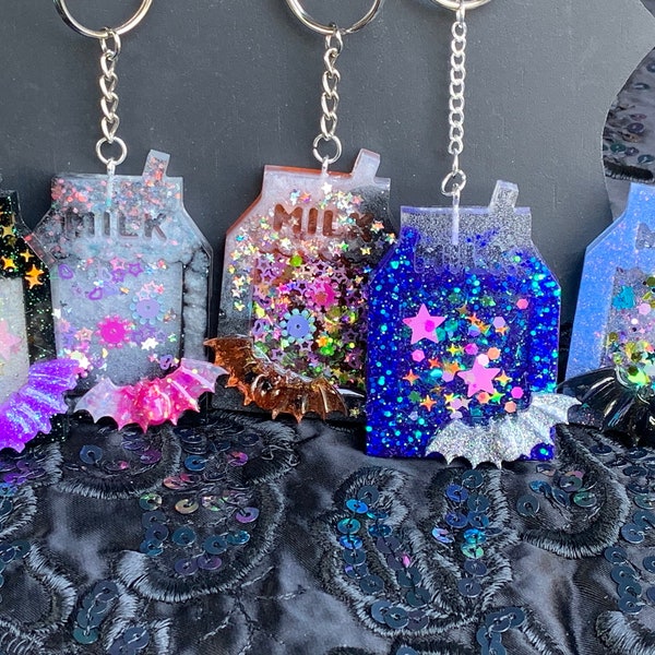 Milk Keychain - Etsy