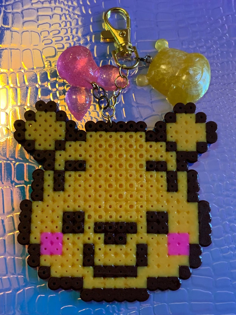 Creepy Cute Perler Keychain - Etsy