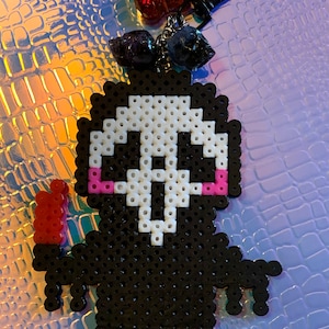 Creepy Cute Perler Keychain - Etsy