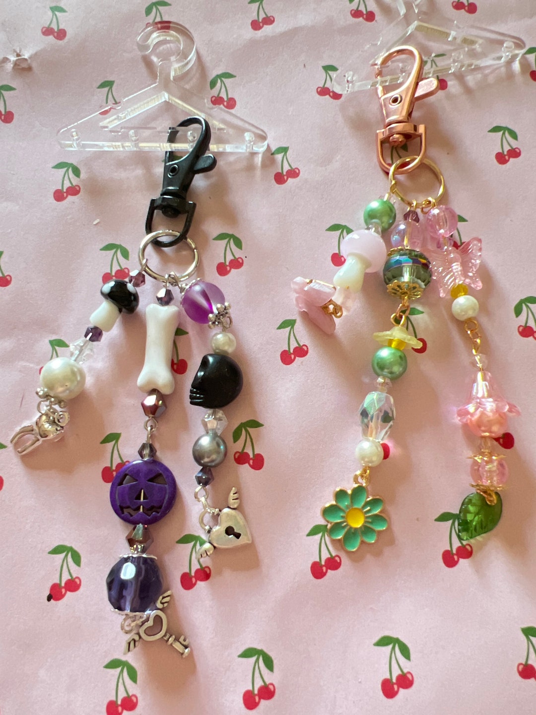 Goblincore Keychains / Fairycore / Y2K / Cottagecore / Beaded Soup ...
