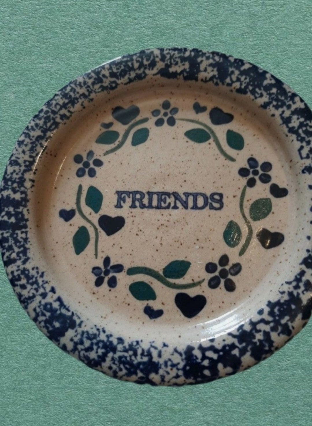 Vintage Three Rivers Pottery 1992 Floral Ceramic Trinket Key Dish - 6 ...