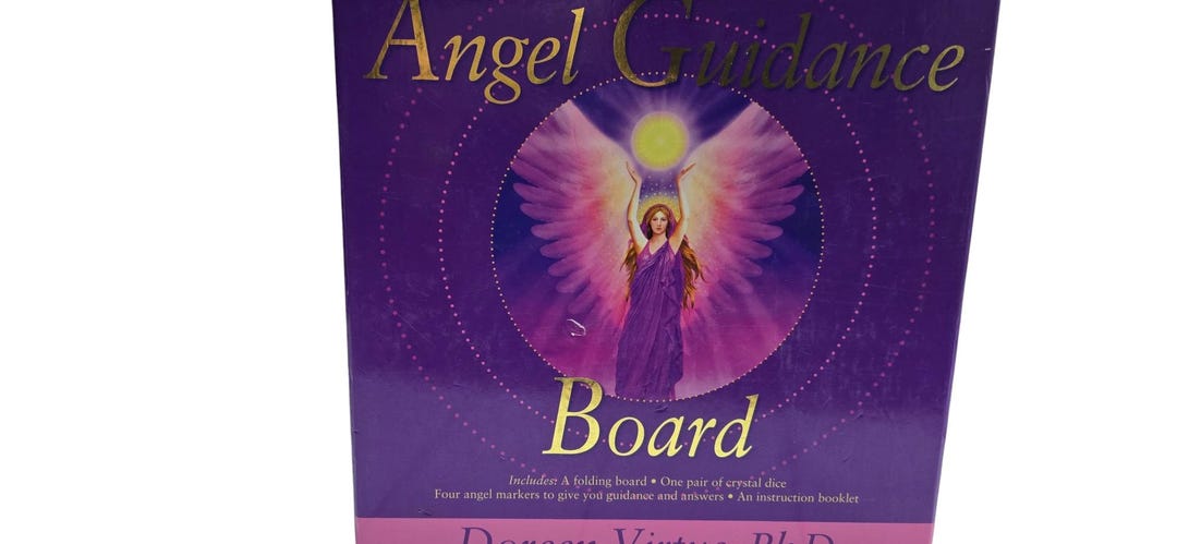 Vtg Angel Guidance Board Doreen Virtue 2004 Complete Crystal Dice ...