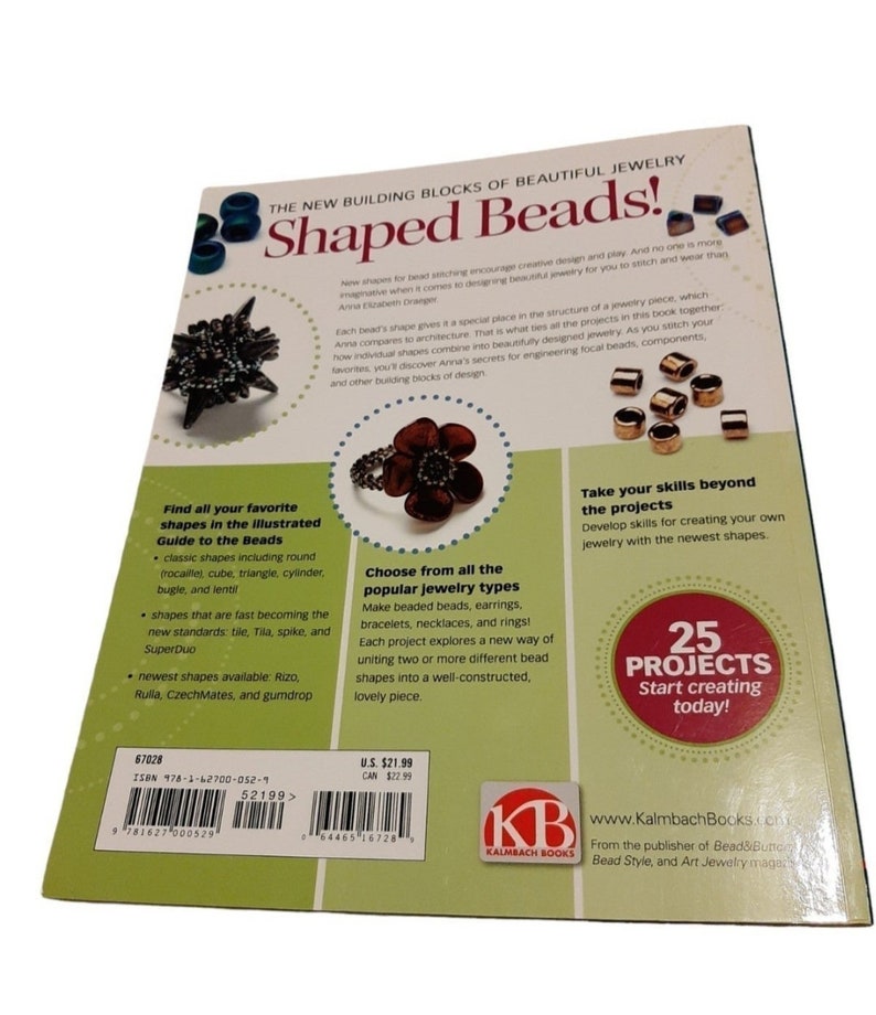 Creative Designs Using Shaped Beads Anna E Draeger Paperback Beading ...