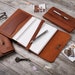 Reusable Notepad Cover A5 & A6 Leather Cover With Emboss Personalized ...