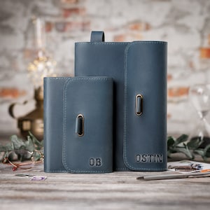 Reusable Notepad Cover A5 & A6 - Leather Cover With Emboss ...