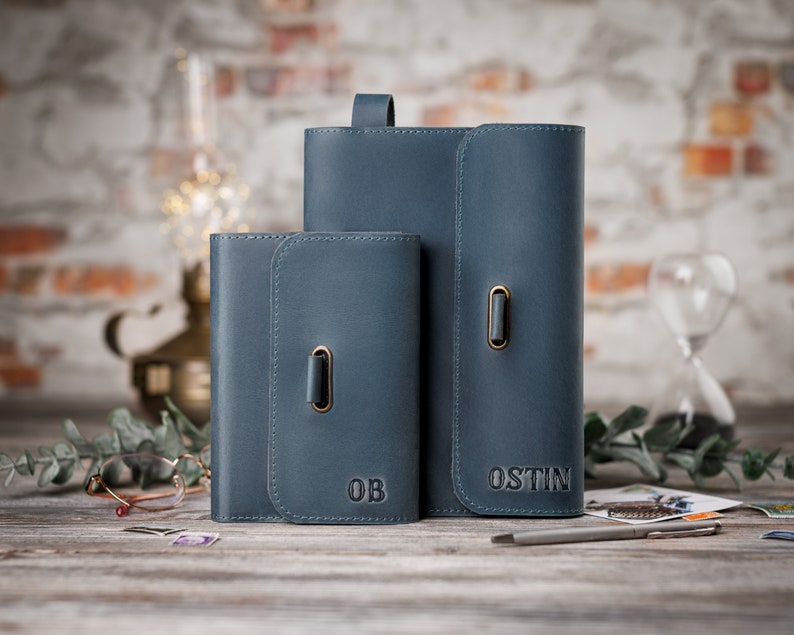 Reusable Notepad Cover A5 & A6 - Leather Cover With Emboss ...