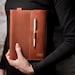 Reusable Notepad Cover A5 & A6 Leather Cover With Emboss Personalized ...