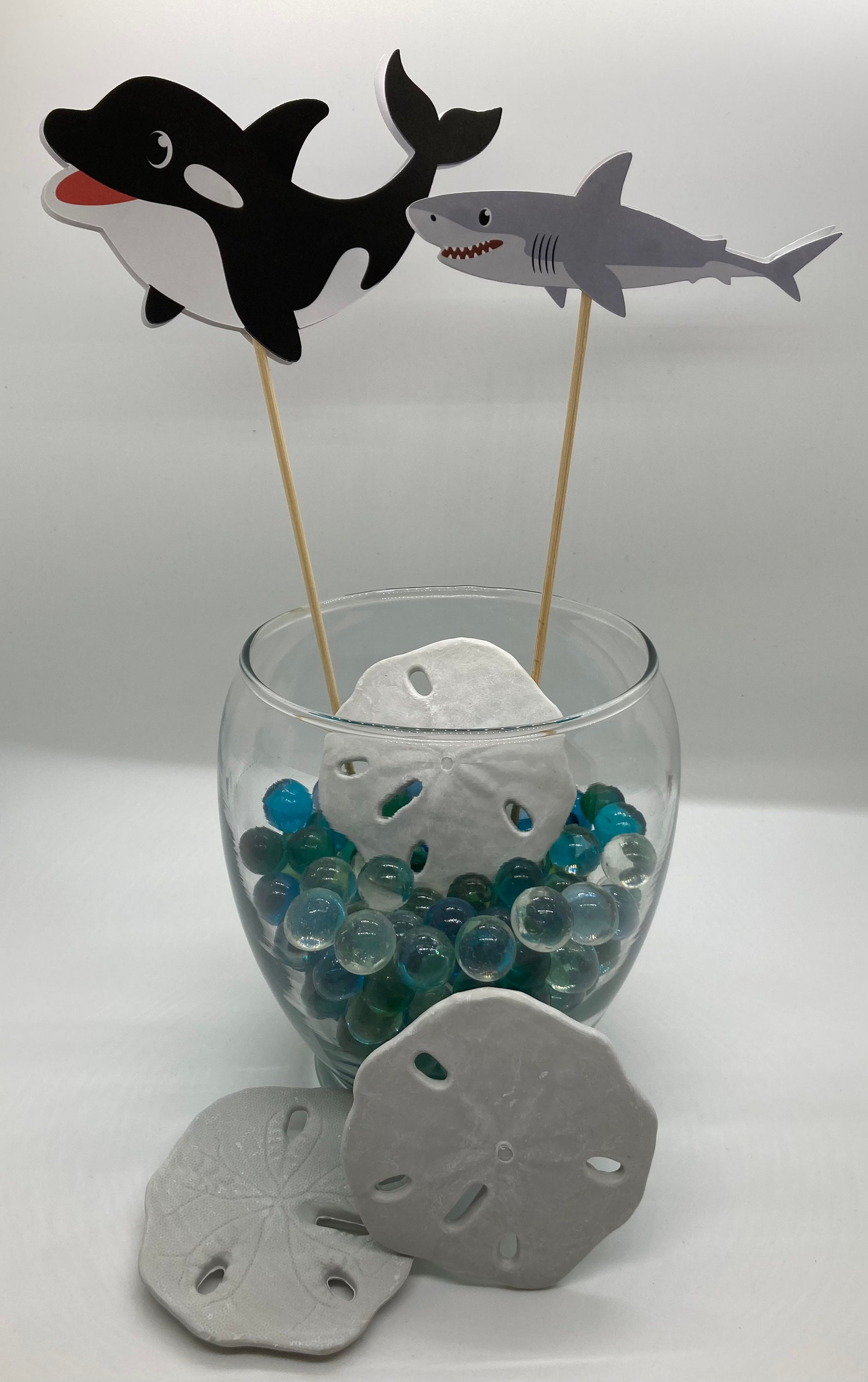 10 Pc. Cute Sea Creature Party Skewers, Under the Sea Birthday Party ...