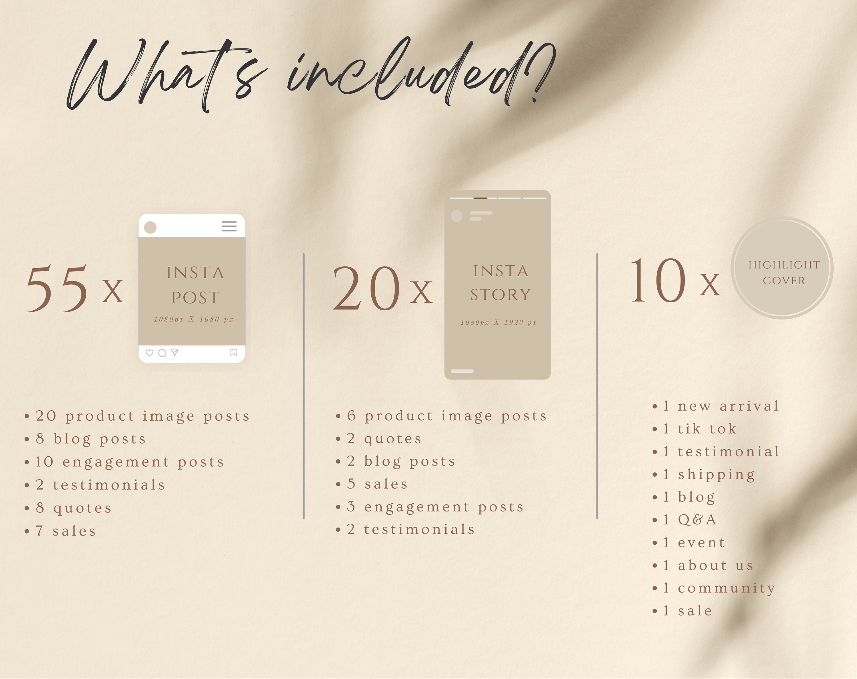 85 Minimal Canva Instagram Template | Neutral Instagram Post, Story ...